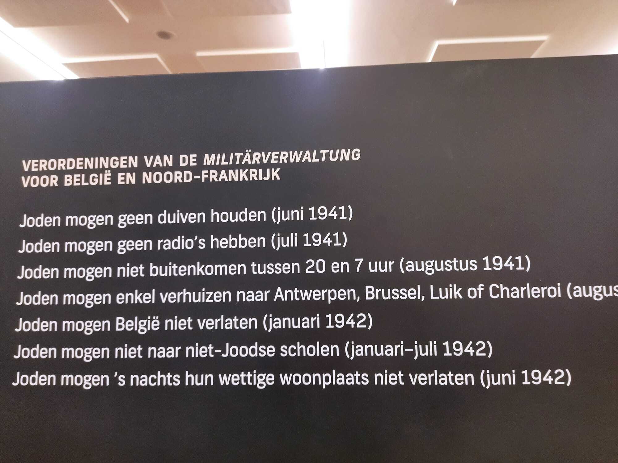 Bezoek aan de Dossin kazerne - Nekkerspoel Bezoek aan de Dossin kazerne - Nekkerspoel